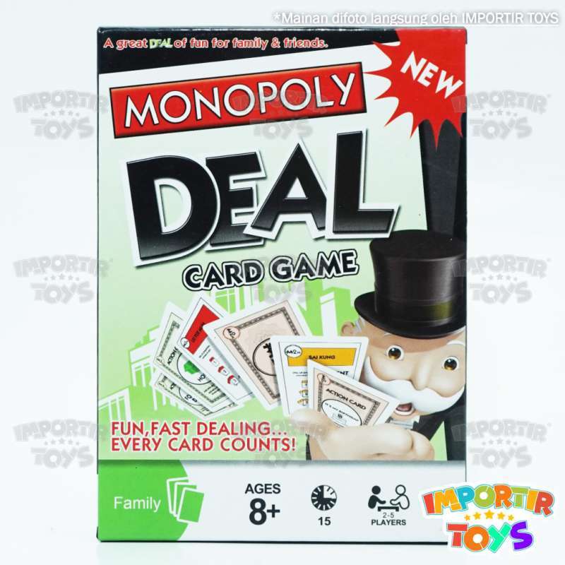 Jual Mainan Monopoly Card Game Monopoli Kartu Fun Game Di Seller ...