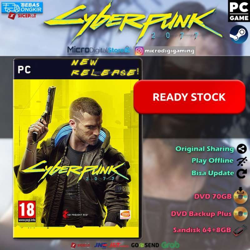 Jual Cyberpunk 2077 Pc Original - Dvd Backup Plus Di Seller Micro ...