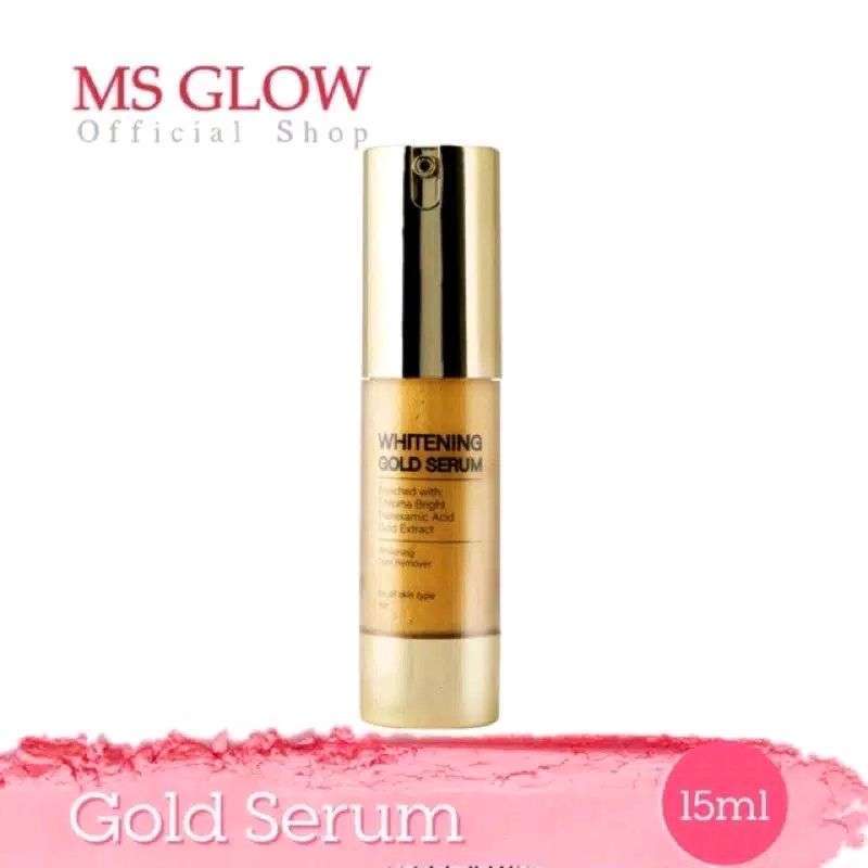 Promo Serum Ms Glow Whitening Gold, Acne, Luminous Glowing, Peeling ...