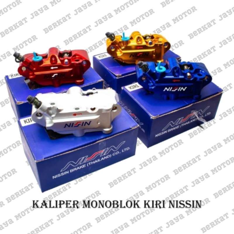 Jual Kaliper Caliper Nissin 4 Piston Monoblok Kiri Full Cnc Universal ...