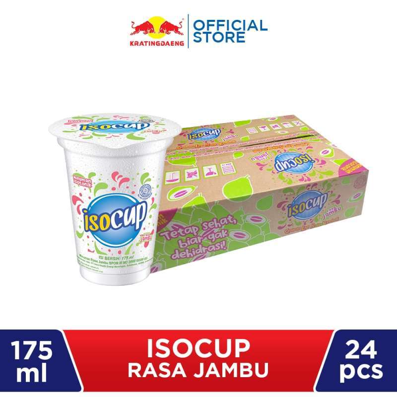 Jual Isocup Minuman Isotonik Rasa Jambu 175ml - 24 Pcs di Seller ...