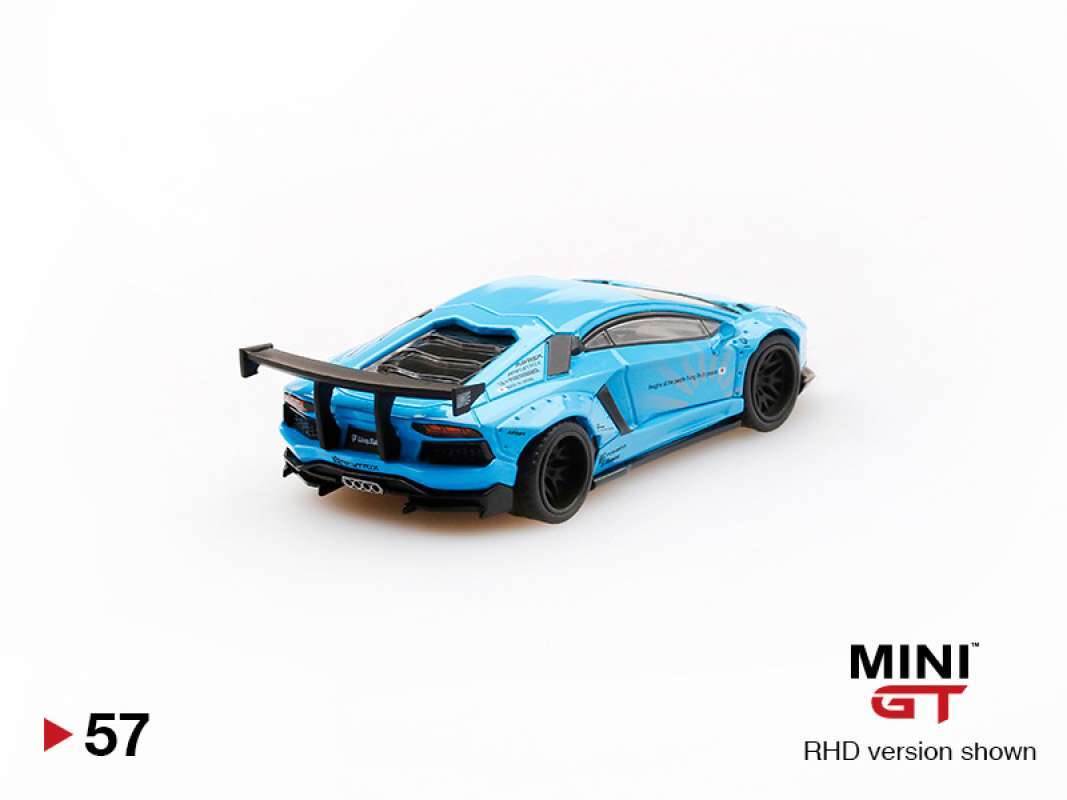 Jual Mini Gt 57 Lb Works Lamborghini Aventador Light Blue Di Seller ...