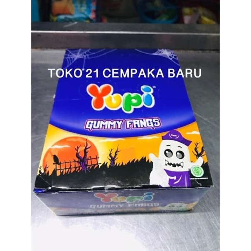 Jual Yupi GUMMY FANGS 1 box isi 24 pcs | Permen Yupi Promo Murah di Seller TOKO DUA SATU - TOKO ...