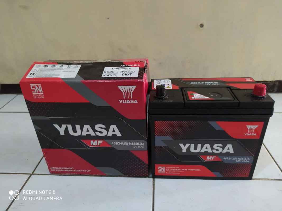 Jual Aki Mobil Honda Crv Yuasa Kering Ns60l 12v 45ah Di Seller Toko Banoki Aki Mobil - Toko Aki ...