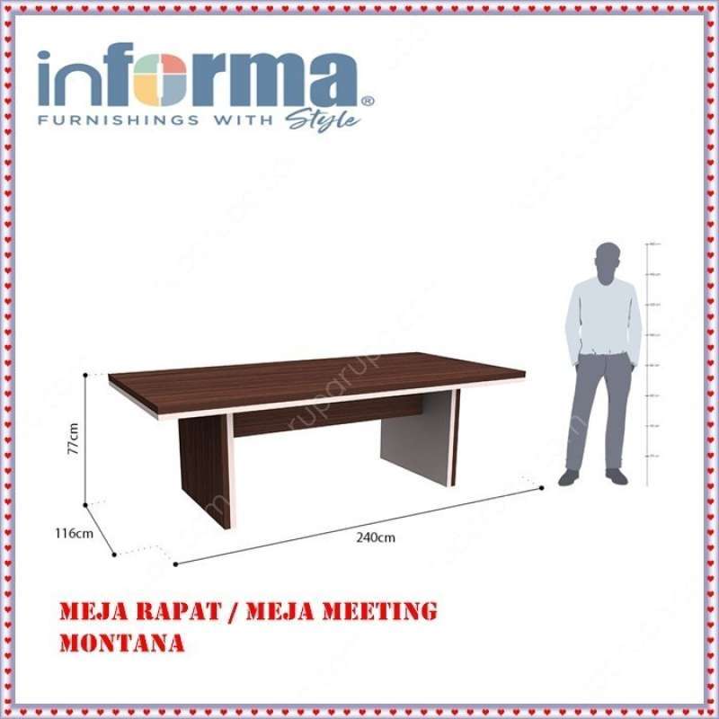 Jual Montana Meja Rapat/meja Kerja/meja Meeting Informa Ukuran Besar Di ...