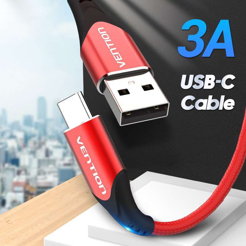 Promo Vention Kabel Data USB Type C Fast Charge Android Samsung HUAWEI ...
