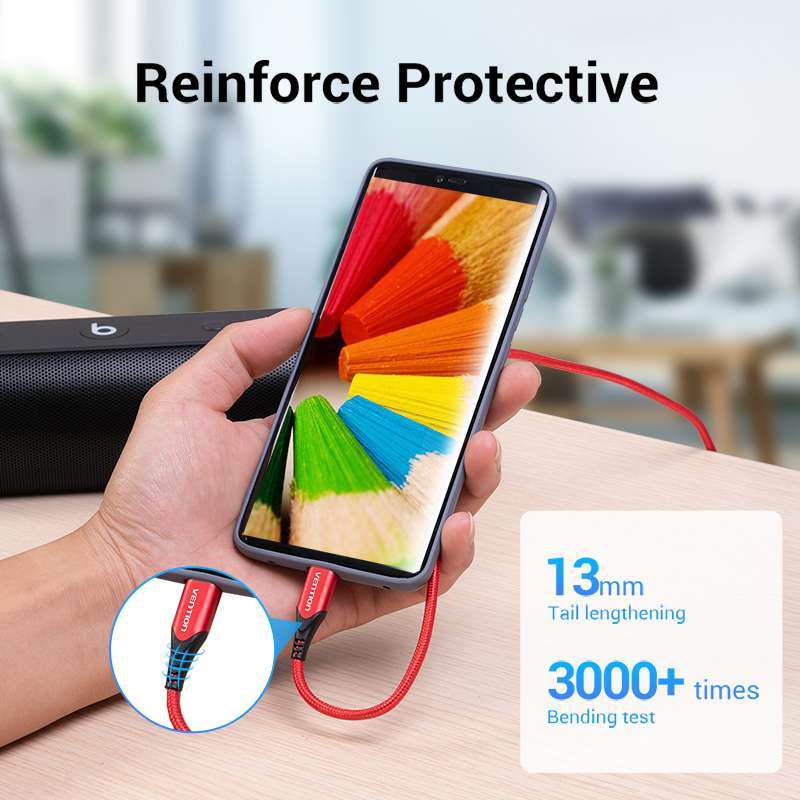 Promo Vention Kabel Data USB Type C Fast Charge Android Samsung HUAWEI ...