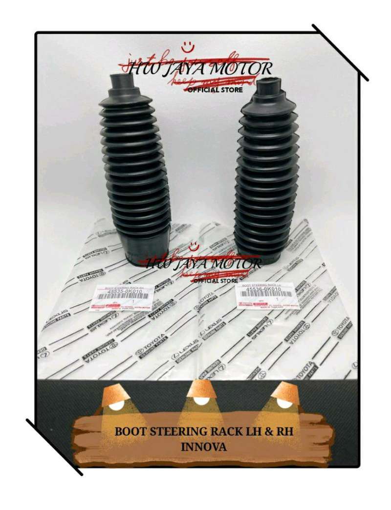 Jual BOOT RACK STEERING ASSY TOYOTA INNOVA HILUX FORTUNER ORIGINAL di ...