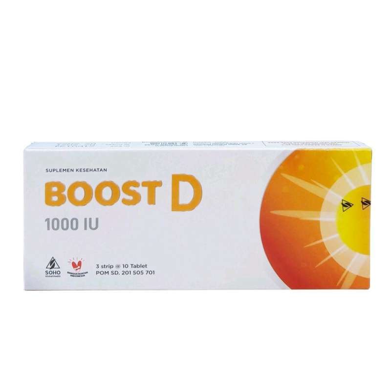Jual Boost D 1000 Iu 30 Tablet Vitamin D3 Di Seller Herbalsehat. Id ...