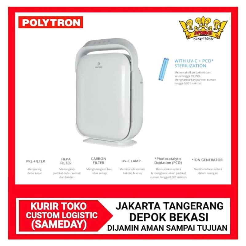 Jual Jual Polytron Air Purifier Pap 160 With Hepa Uv Sterilizer Up 60M2 ...