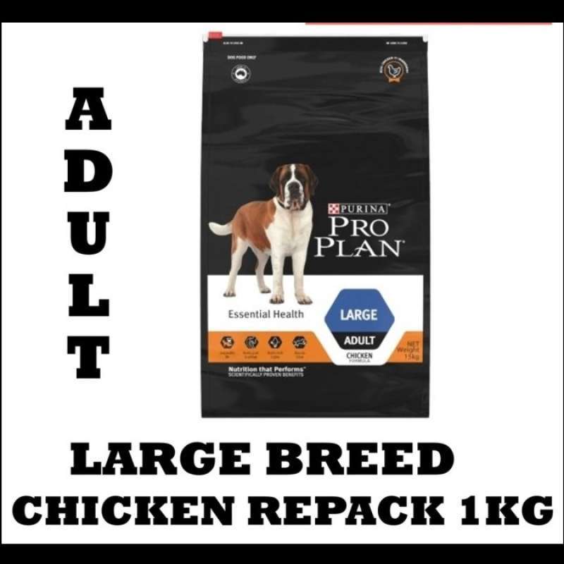 Jual PRO PLAN ADULT LARGE BREED 1KG REPACK di Seller Pet Avenue ...