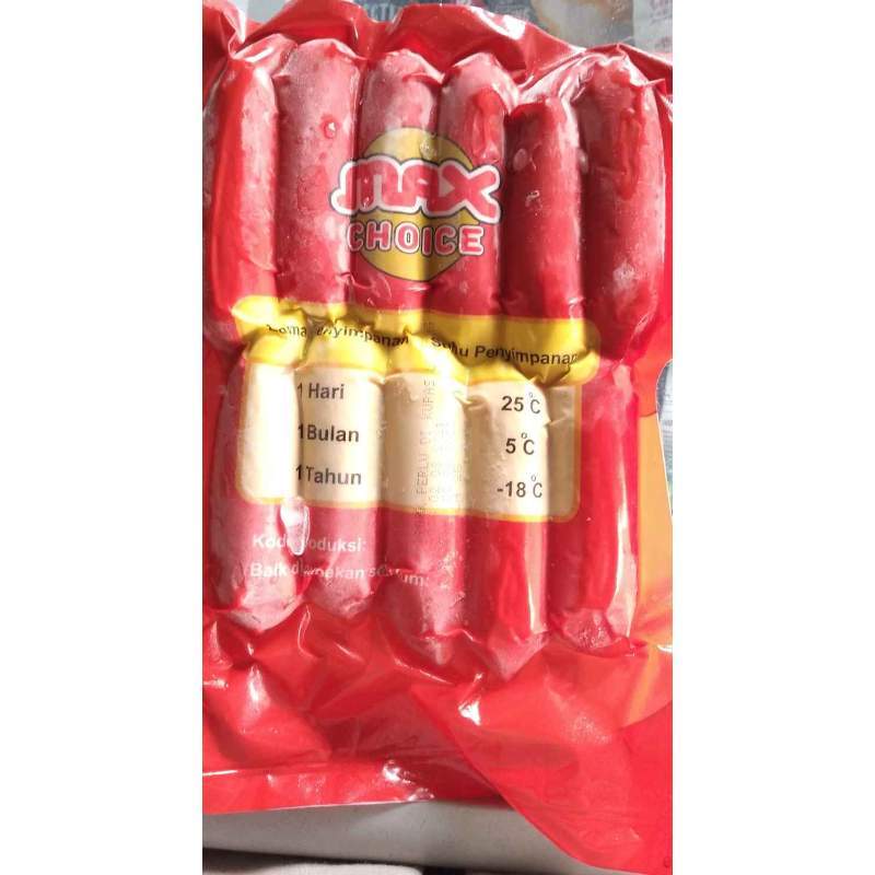 Jual Sosis Ayam Max Choice Mini Max Choise Sosis Ayam Mini 500gram Isi ...