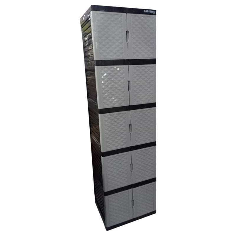 Jual LEMARI ATAU RAK PLASTIK BAJU 5 SUSUN MINI TABITHA di Seller ...