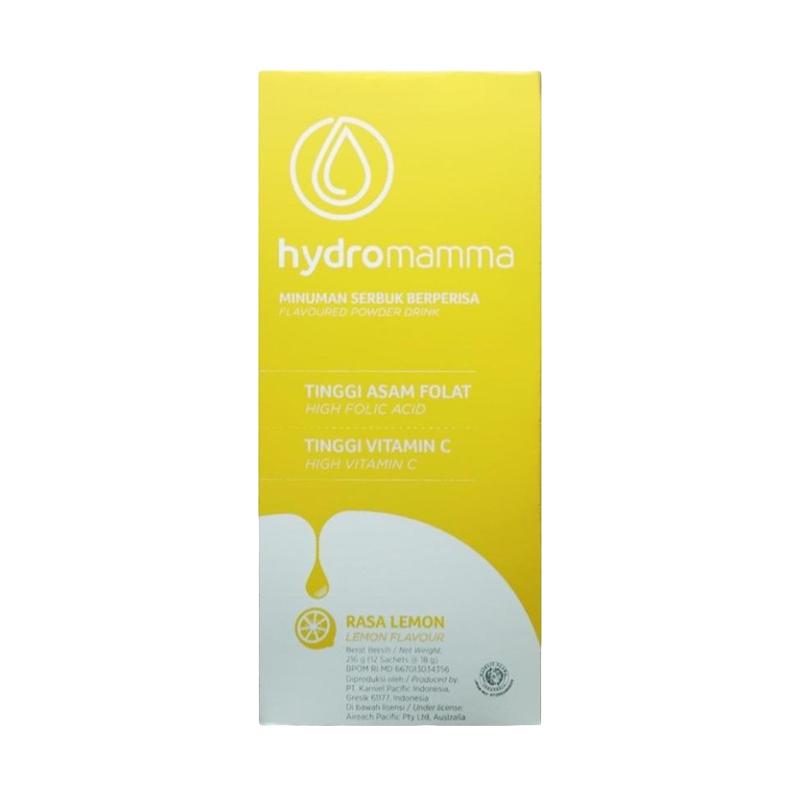 Jual Hydromamma Rasa Lemon Minuman Ibu Hamil [12 sachet] di Seller ...