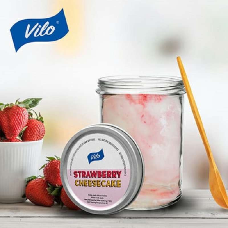 Jual Vilo Gelato Strawberry Cheesecake di Seller Vilo Gelato – Langsat ...