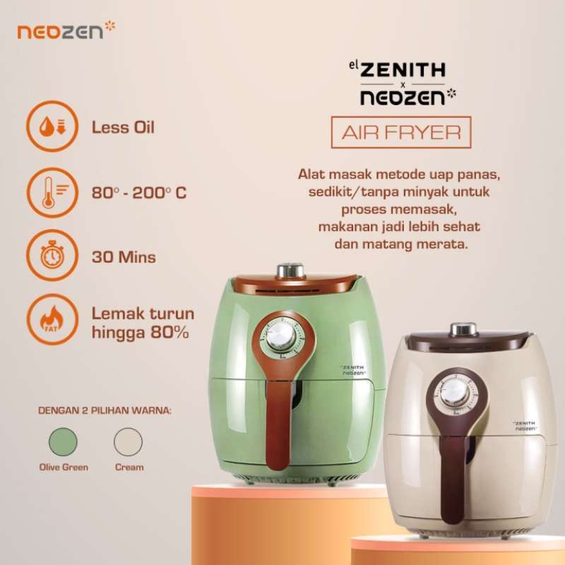 Promo Neozen X elZennith Air Fryer Diskon 26% di Seller NEOZEN Official ...