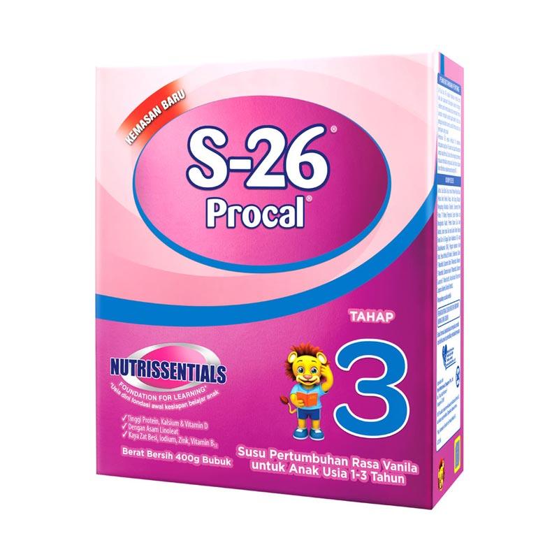 Jual S-26 Procal Tahap 3 Rasa Vanila Susu Formula [400 g] di Seller ...