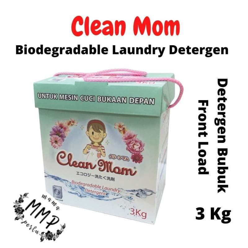 Jual Clean Mom Powder Detergent Front Load / Deterjen Bubuk Matik ...