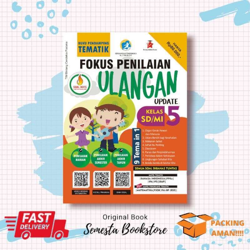 Promo FOKUS PENILAIAN ULANGAN SD MI Kelas 2 UPDATE -Bintang Cendekia ...