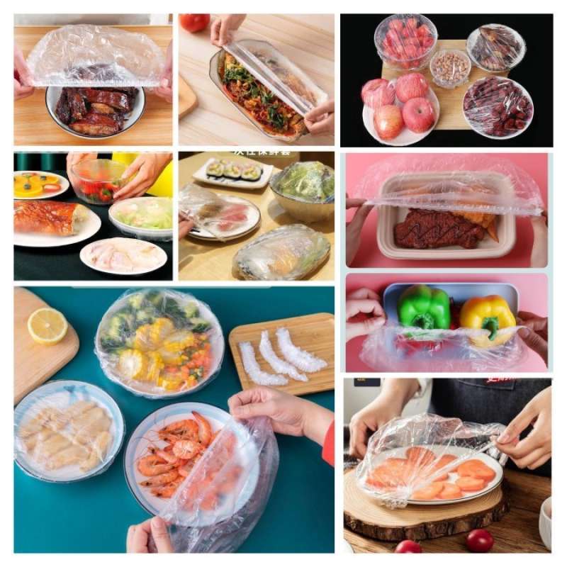 Jual Plastik Makanan Microwaveable Food Cover Penutup Wrap Sayur Buah ...