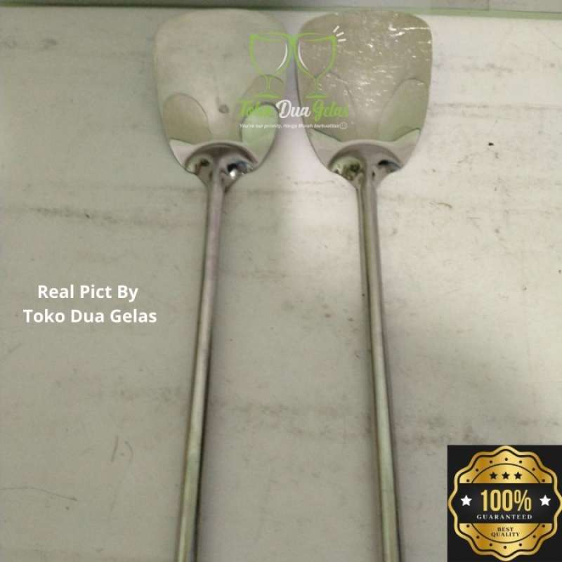 Jual spatula sutil sodet stainless steel panjang / besi stainless 47 cm ...