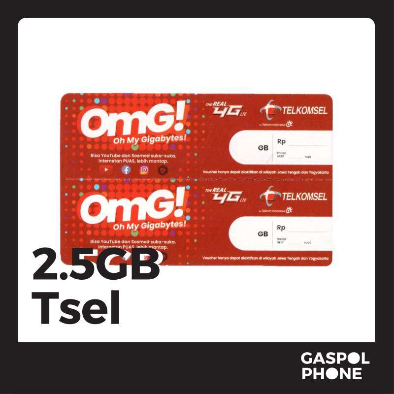 Promo Voucher Data Telkomsel 2,5GB Jateng DIY Diskon 11% di Seller ...