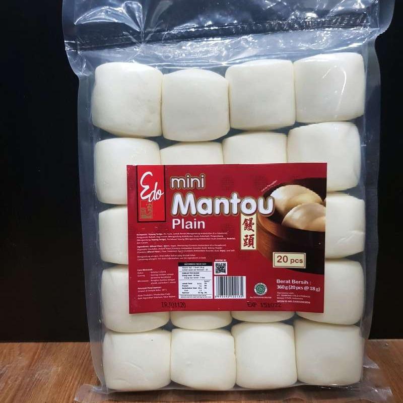 Jual Edo Mini Mantou Plain 360 Gram FROZEN di Seller Farrel Shop - Duri ...