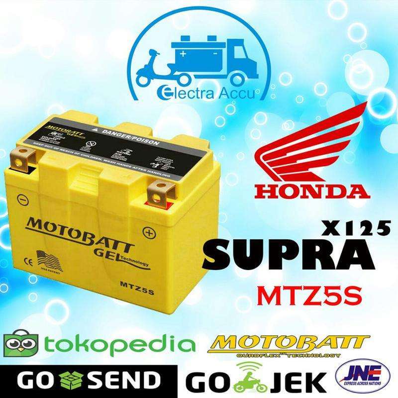 Jual Aki Motor Honda Supra X125 Motobatt Mtz5S Aki Kering di Seller Electra Accu - Batuampar ...