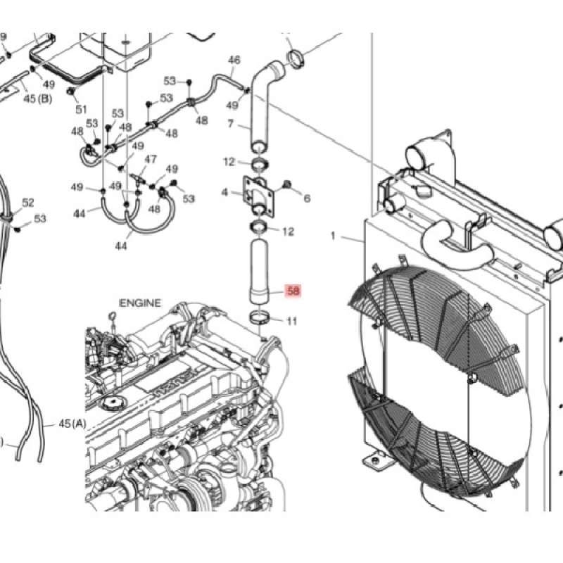 Jual DOOSAN HOSE,WATER;FOAMED [K1053052] di Seller Kobexindo - Parts ...