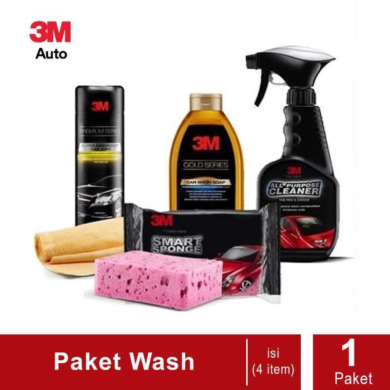 Promo 3M Paket Wash Perawatan Mobil [4 pcs] Diskon 10% di Seller 3M Official Store - Pasirsari ...