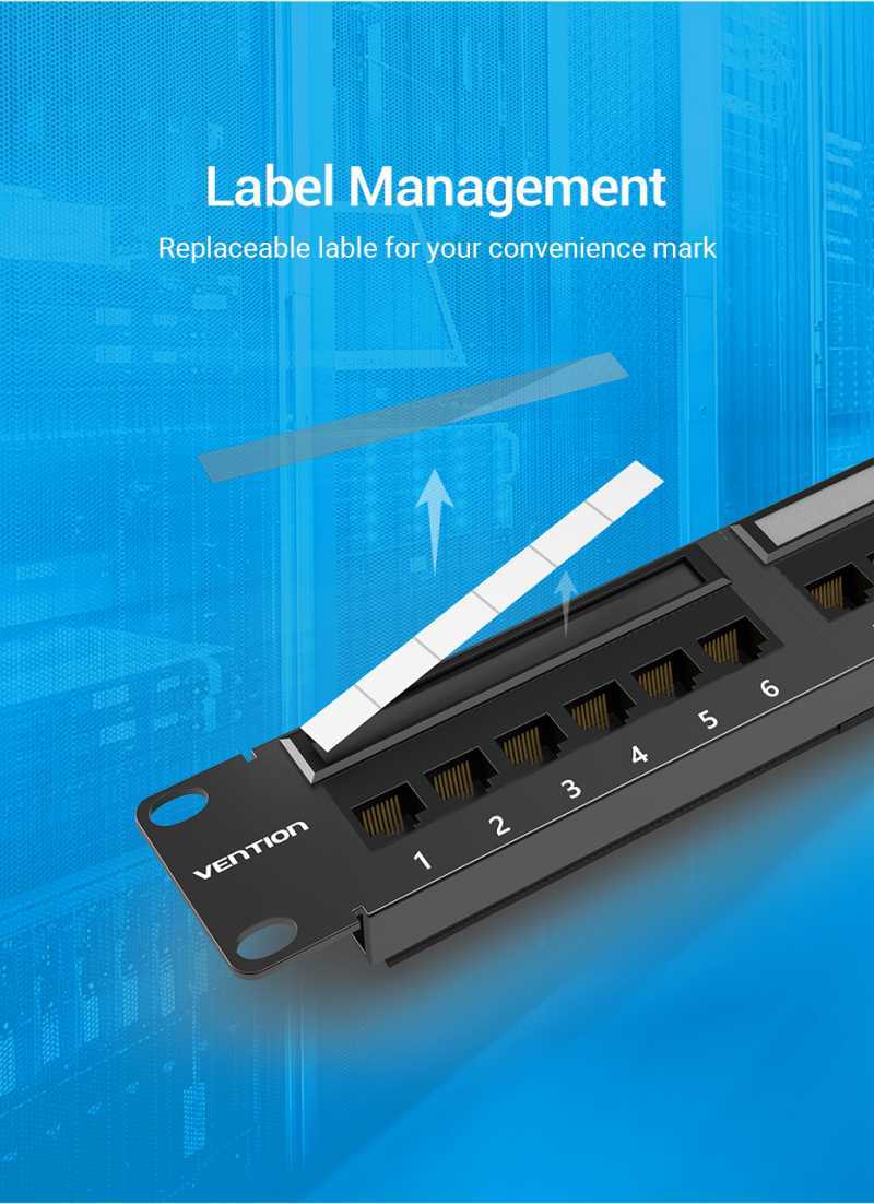 Jual Vention Network Patch Panel Gigabit Ethernet Lan Rj45 Wall/ Rackmount - Kgb-cat6(var.48) Di ...