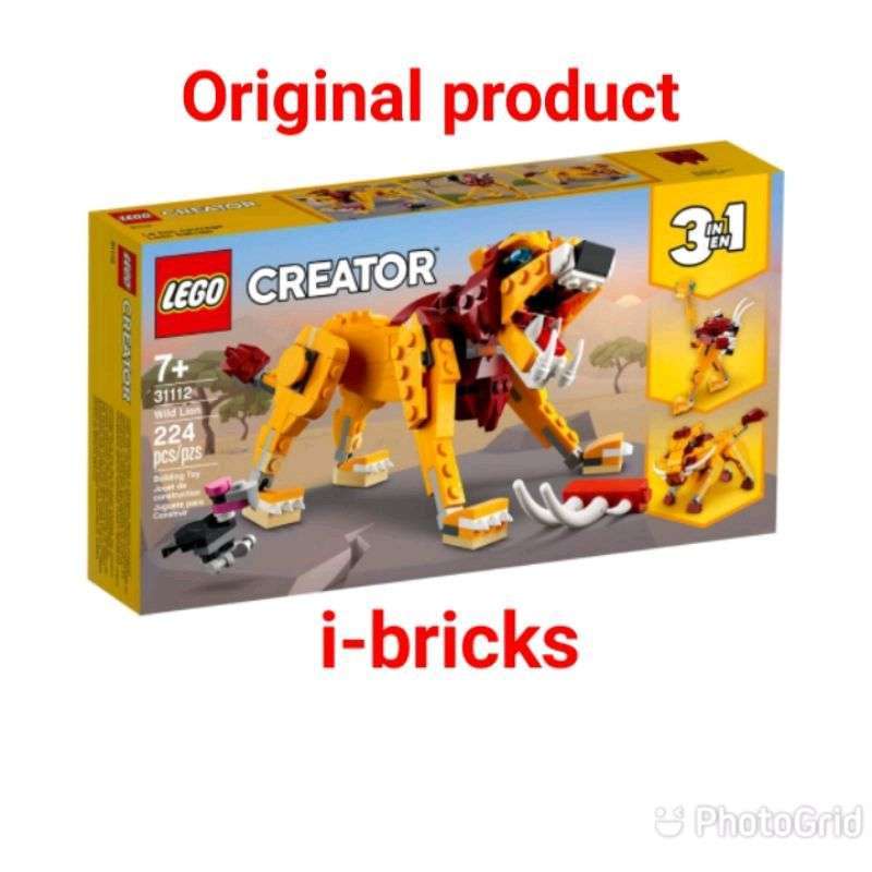 Jual Lego Creator 31112 Wild Lion di Seller I-Bricks Official Store ...