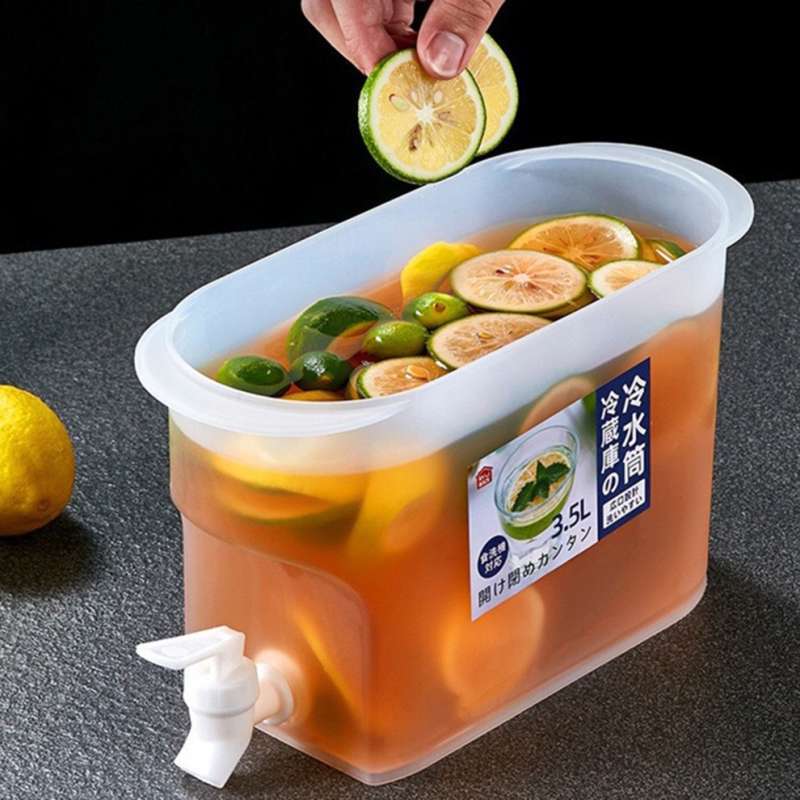 Promo DISPENSER MINI KULKAS 3.5 LITER / INFUSED WATER TANK Diskon 38% ...