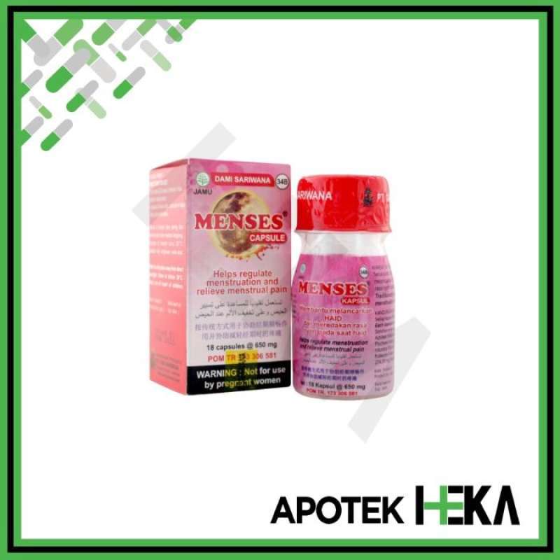 Jual Menses 18 Kapsul Meredakan Nyeri Datang Bulan Mens Jamu di Seller ...