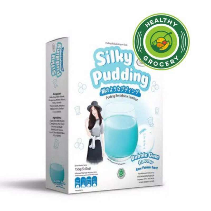 Jual Silky Pudding Bubble Gum Flavour 155gr Puding Rasa Permen Karet Di ...