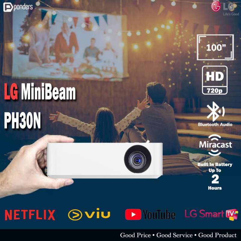 Jual Lg Ph30n Projector Mini Beam Hd (1280 X 720) 250 Ansi Lumens ...