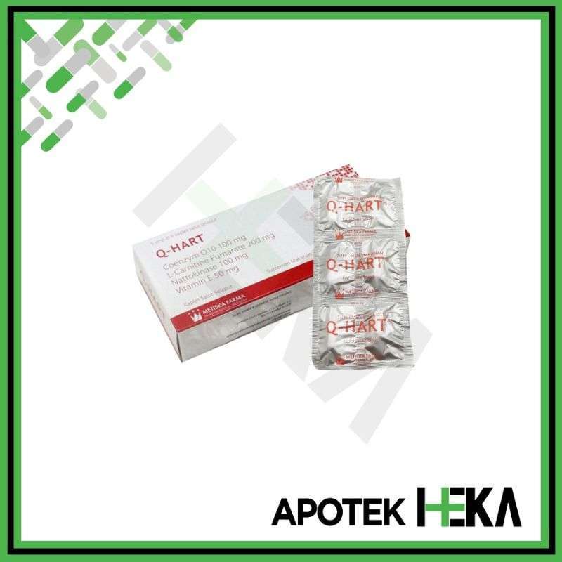 Jual Q-hart - Suplemen Makanan Coq 10 Dan Vitamin E Box Isi 5x6 Tablet ...