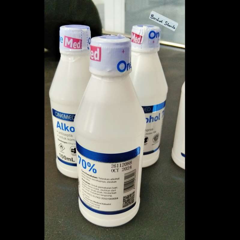 Jual Alkohol Untuk Medis/ Alkohol 70 persen Onemed di Seller Berkat ...