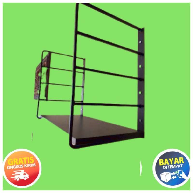 Jual Rak Bracket Gantung Dinding Rak Ambalan Rak Besi Tempel Tembok 4 ...