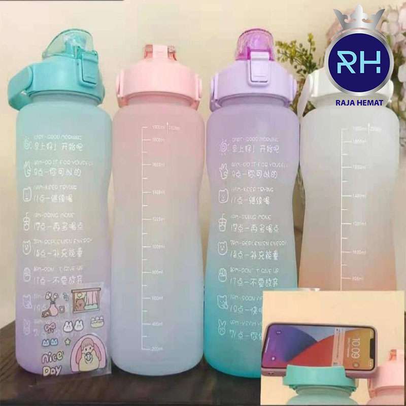 Jual BOTOL AIR MINUM JUMBO 2L-BOTOL MINUM VIRAL-BOTOL KOREA di Seller ...