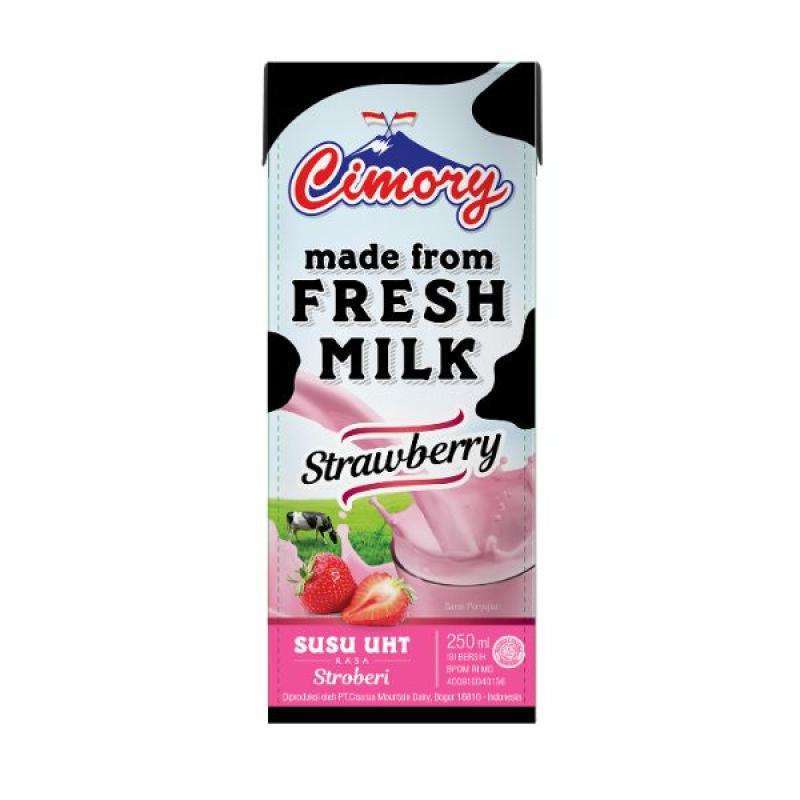 Jual SUSU CIMORY UHT FRESH MILK STRAWBERRY 250 ml di Seller Dapur ...