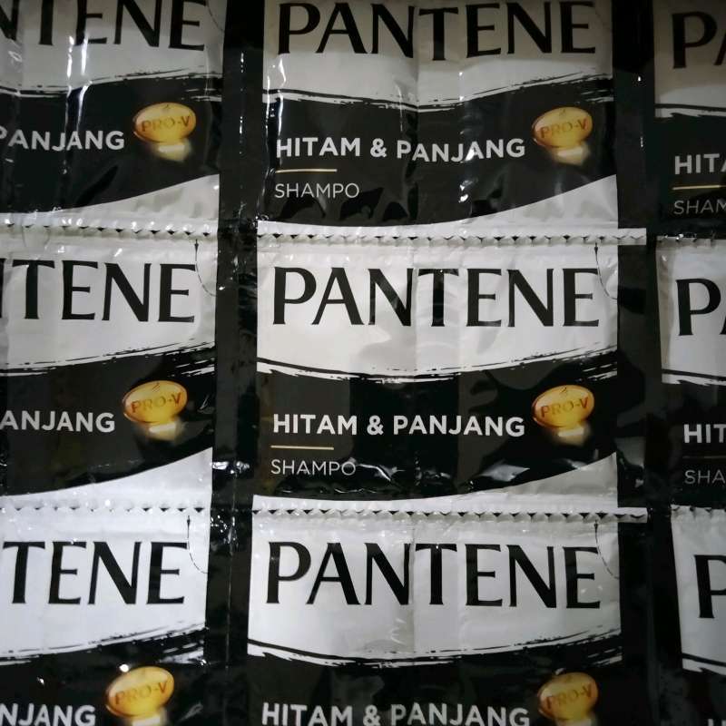 Jual Pantene Hitam Dan Panjang Shampoo [10 Ml/12 Sachet] Di Seller A.r ...