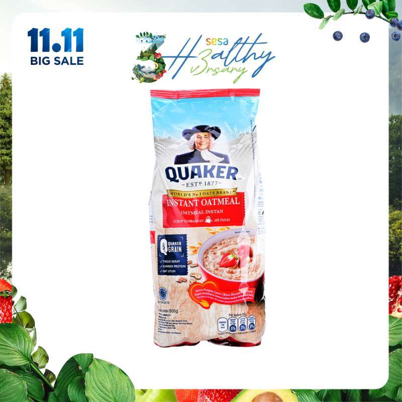 Promo Quaker Instant Oatmeal 800 G Diskon 11% Di Seller Sesa Official ...