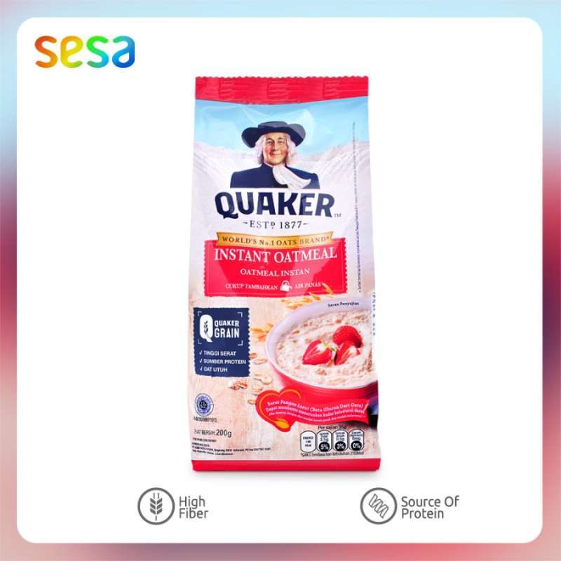 Promo Quaker Instant Oatmeal 800 G Diskon 11% Di Seller Sesa Official ...