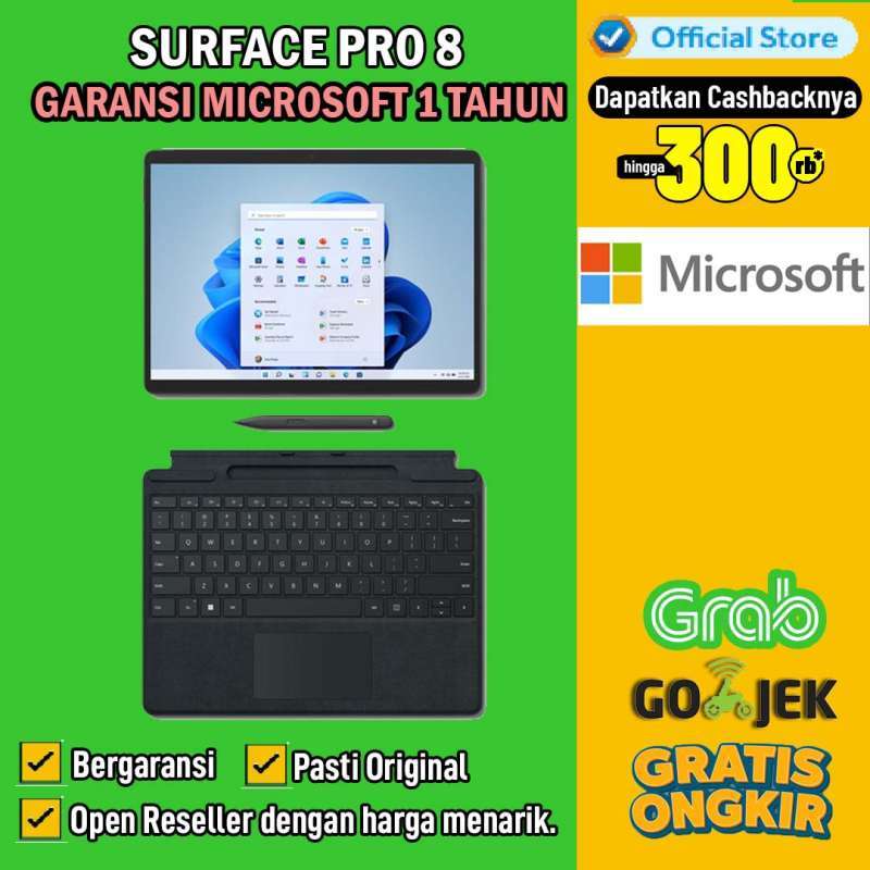 Jual PREORDER - Microsoft Surface Pro 8 Intel i7 16GB 512GB SSD di ...