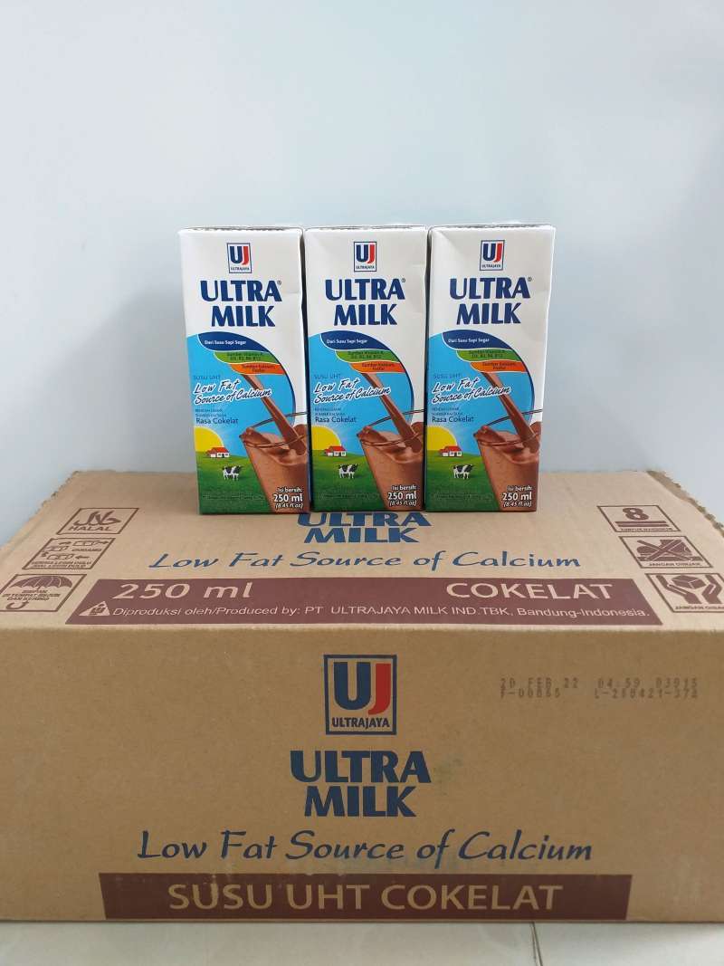 Jual Susu Ultra Milk Low Fat 250 Ml 1 Karton Coklat Di Seller Gwen Market Tajur Halang Kab