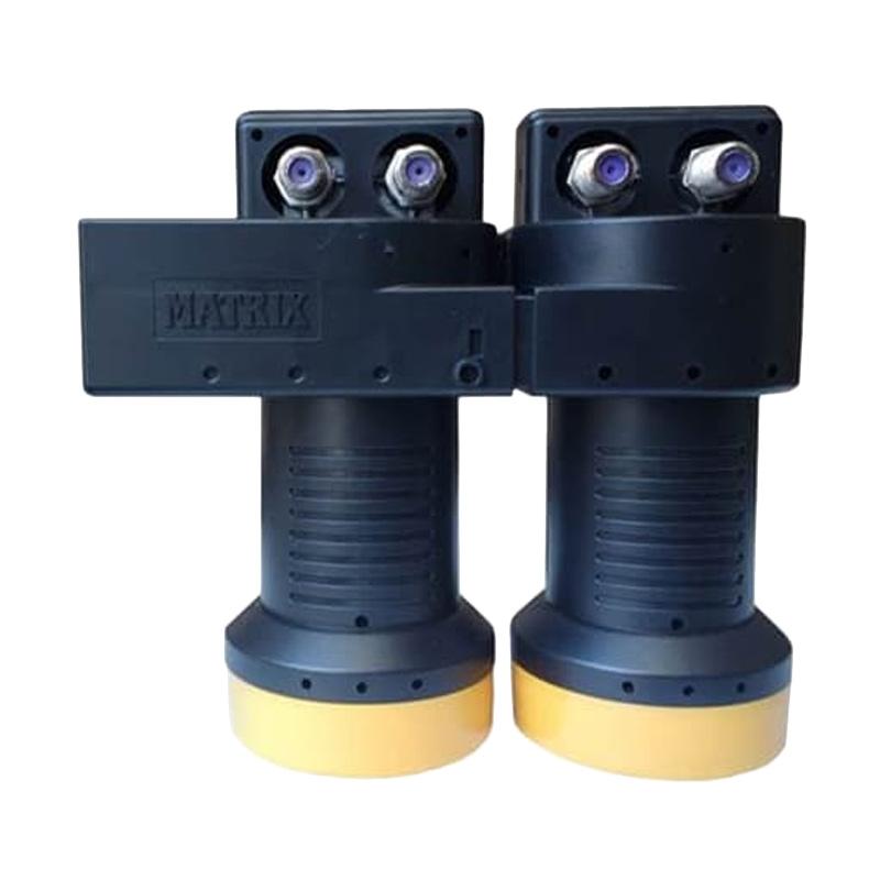 Jual Matrix 2in2 MK-II Dual LNB KU Band 2 Satelit 2 Receiver - Hitam di ...