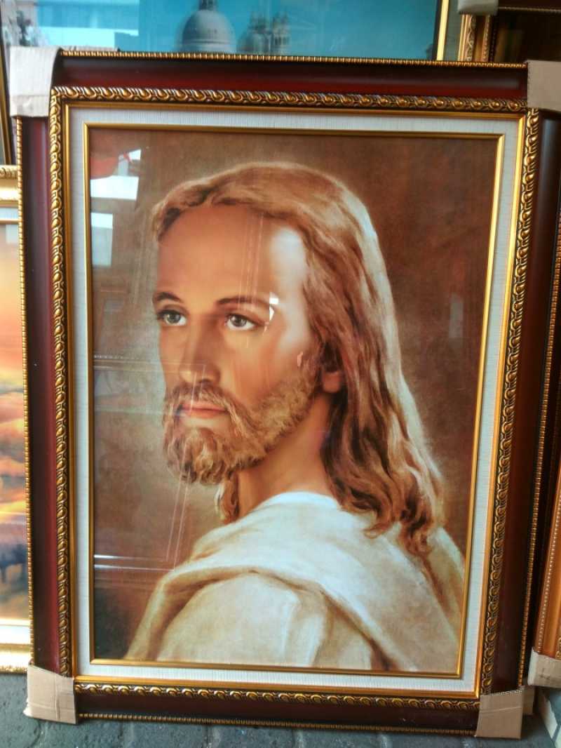 Jual bingkai TUHAN YESUS 50X70 di Seller Rafifa Athifa - Pegadungan ...