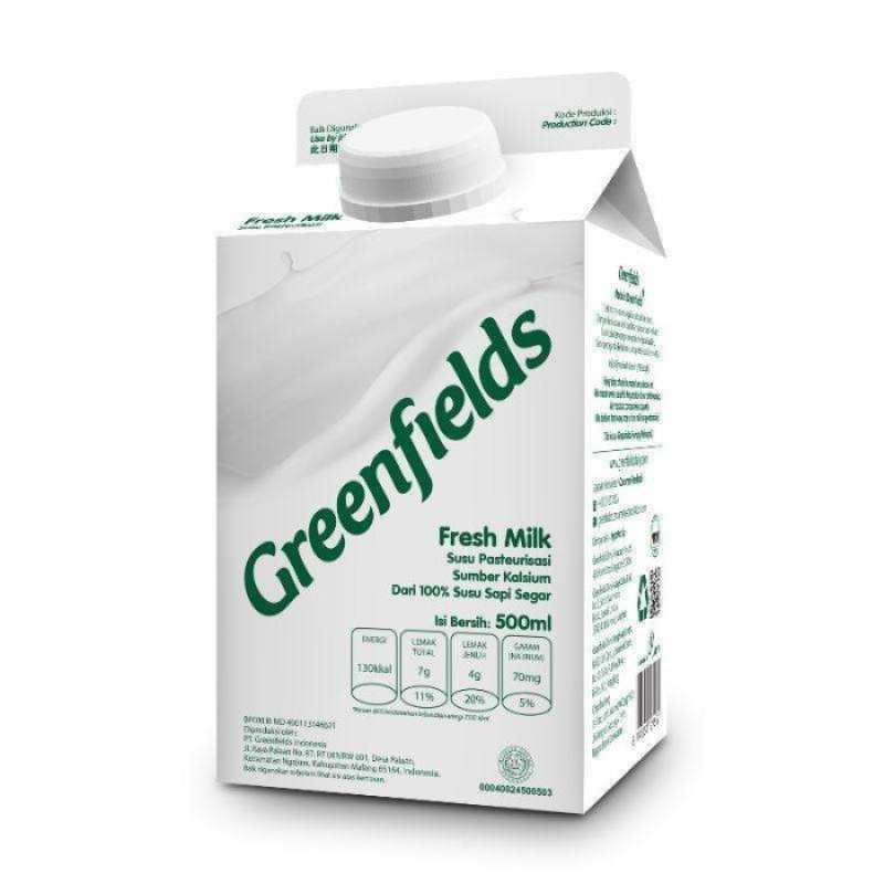 Jual Greenfields fresh milk full cream 500ml di Seller Ranch Market ...