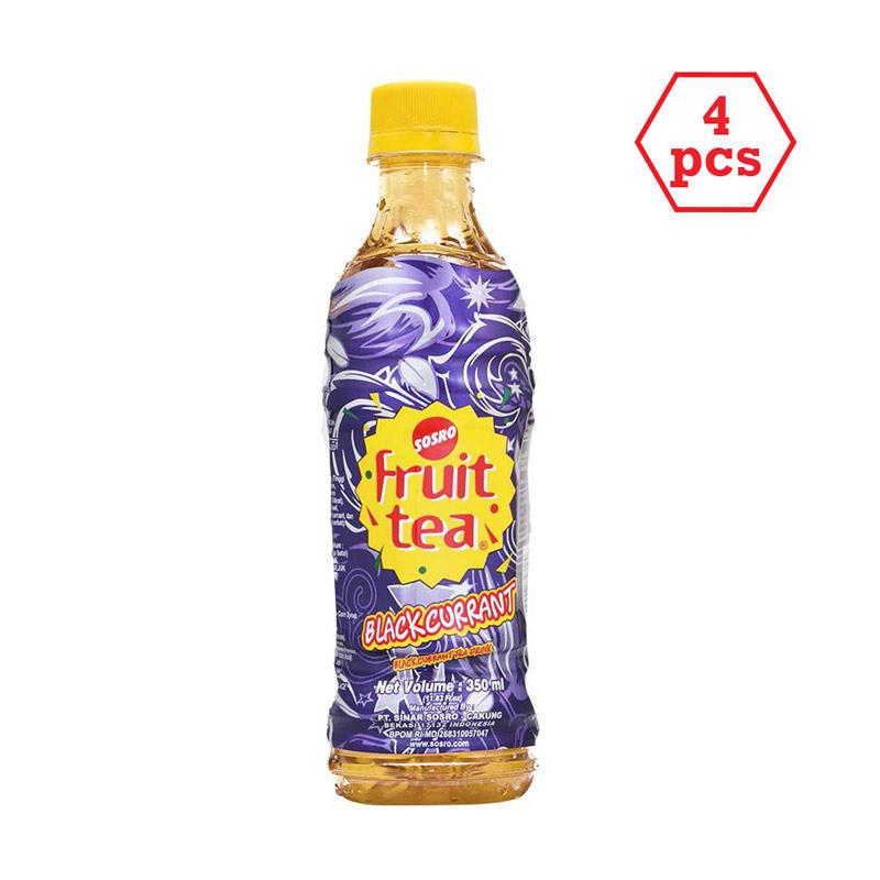 Jual Fruit Tea Blackcurrant Minuman Teh [350 mL/ 4 pcs/ Kemasan Pet] di ...